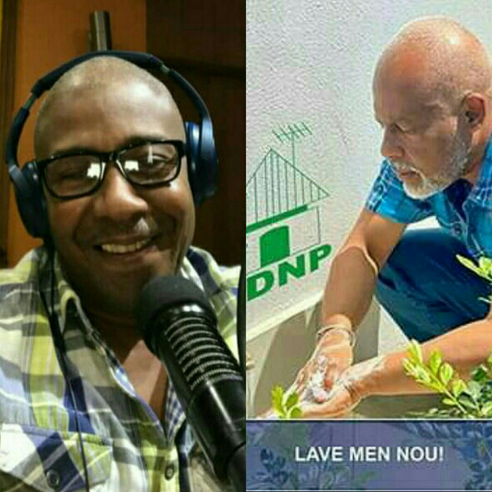 Junot Félix et Eric Jean Baptiste.